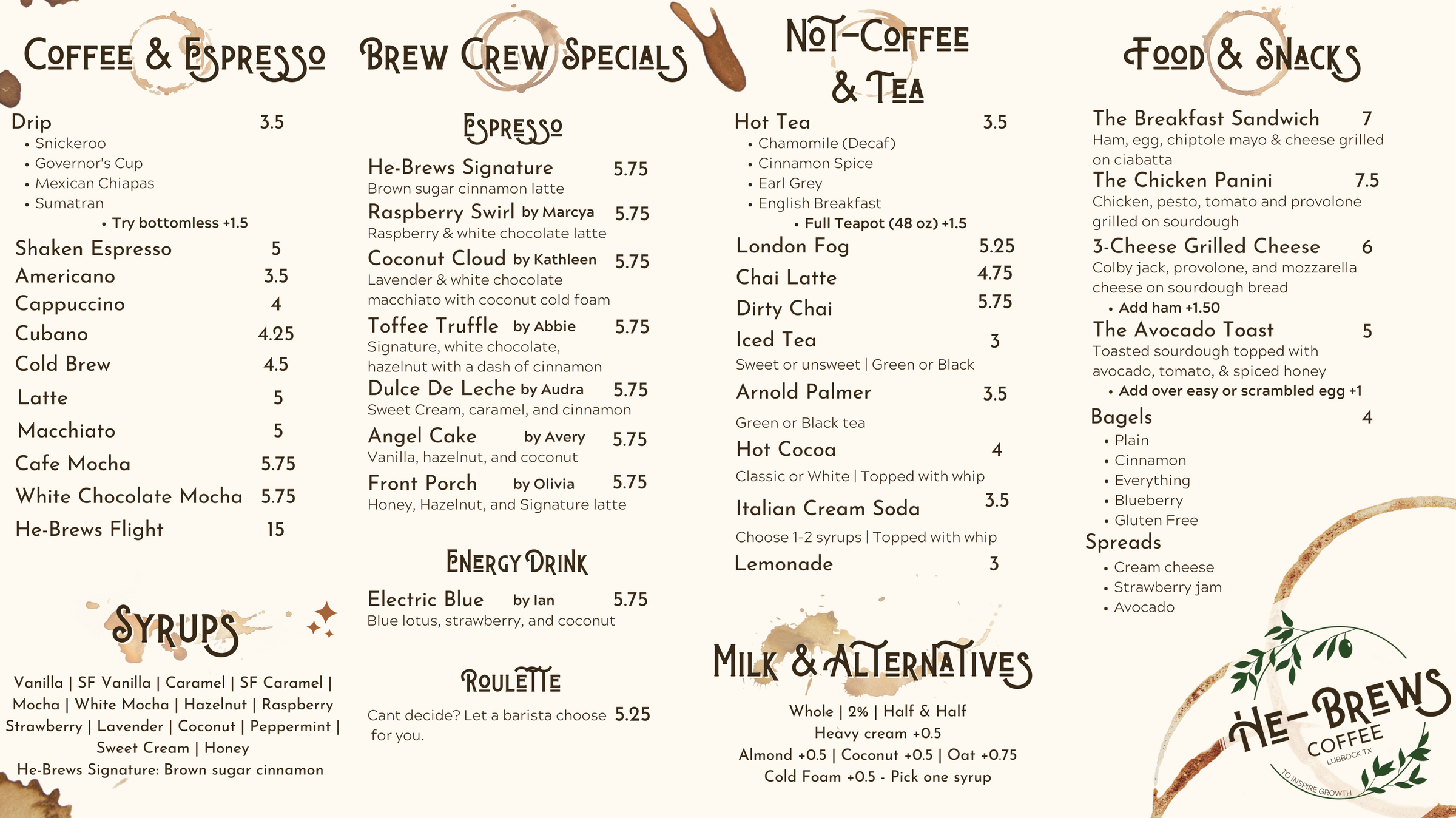 gift card more order coffee join our crew rent our space gift cards ...